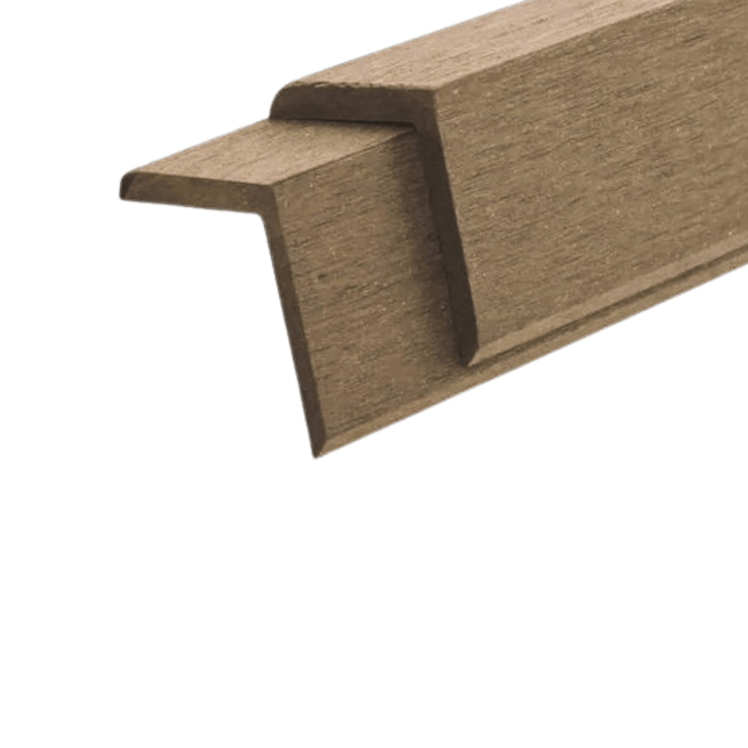 Ángulo WPC color madera - Decodeck cl