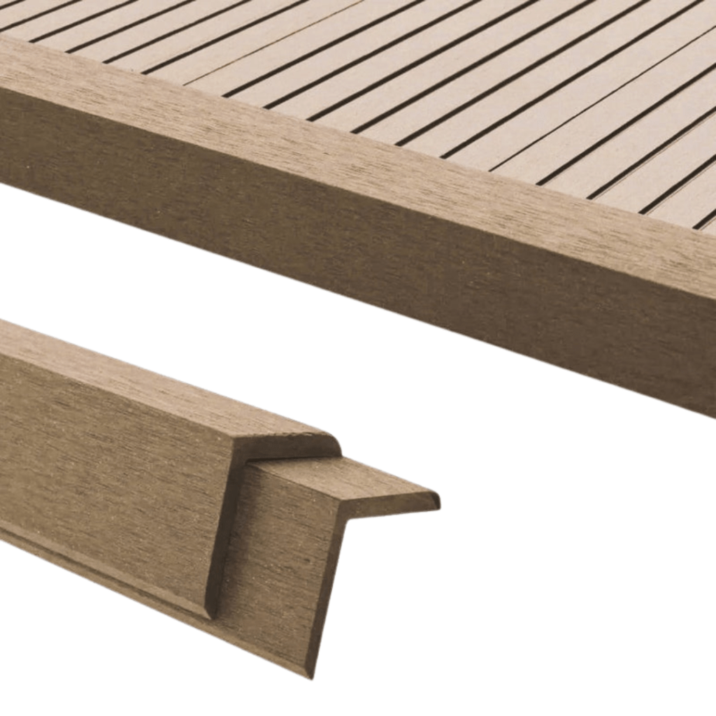 Ángulo WPC color madera - Decodeck cl