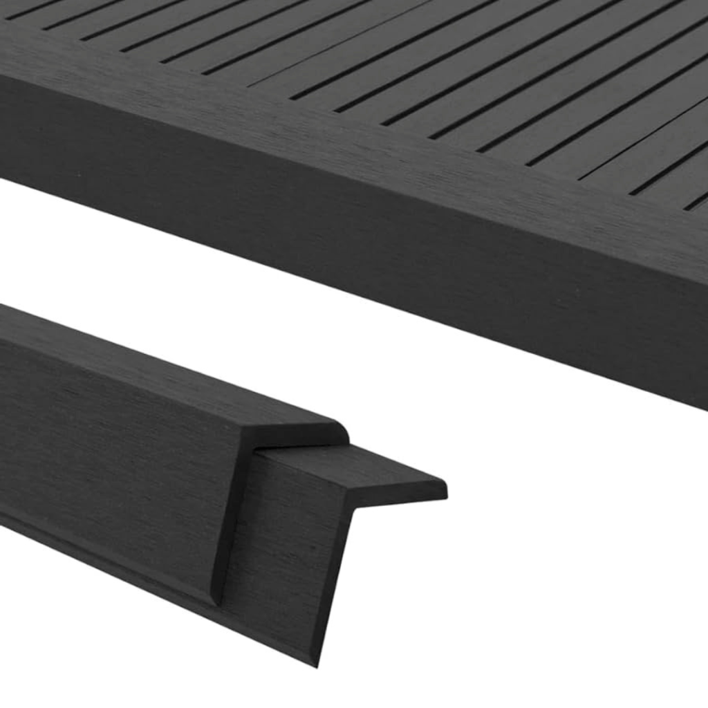 Ángulo WPC color gráfito - Decodeck cl
